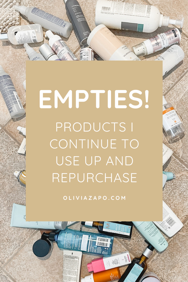 Empties: My Beauty Favorites I Continue to Use Up - Olivia Zapo